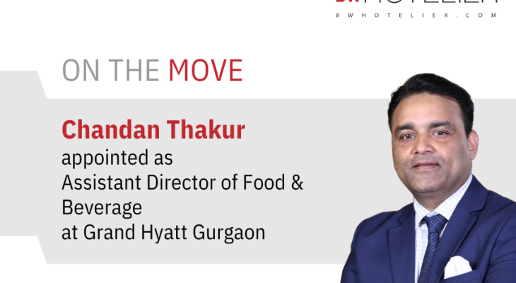 Grand Hyatt Gurgaon appoints Chandan Thakur as Assistant Director of Food & Beverage - BW Hotelier
